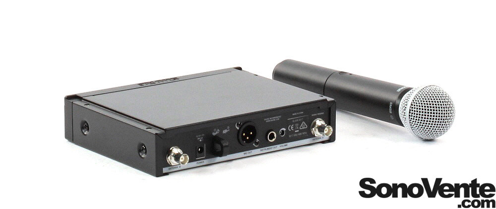 Shure BLX24R / SM58 freq M17 - Micro HF chant SonoVente.com