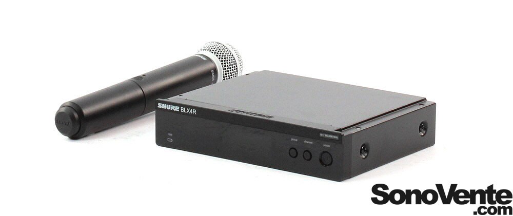 Shure BLX24R / SM58 freq M17 - Micro HF chant SonoVente.com