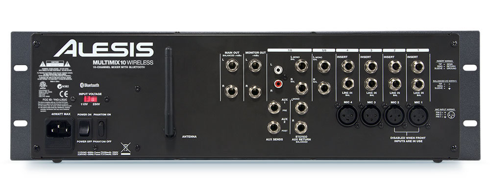 Alesis MultiMix 10 Wireless - Table de Mixage 19 SonoVente.com