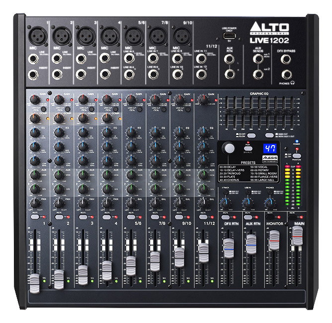 ALTO Live 1202 - Console de mixage analogique SonoVente.com