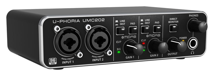 Behringer U-Phoria UMC202 - Carte son SonoVente.com