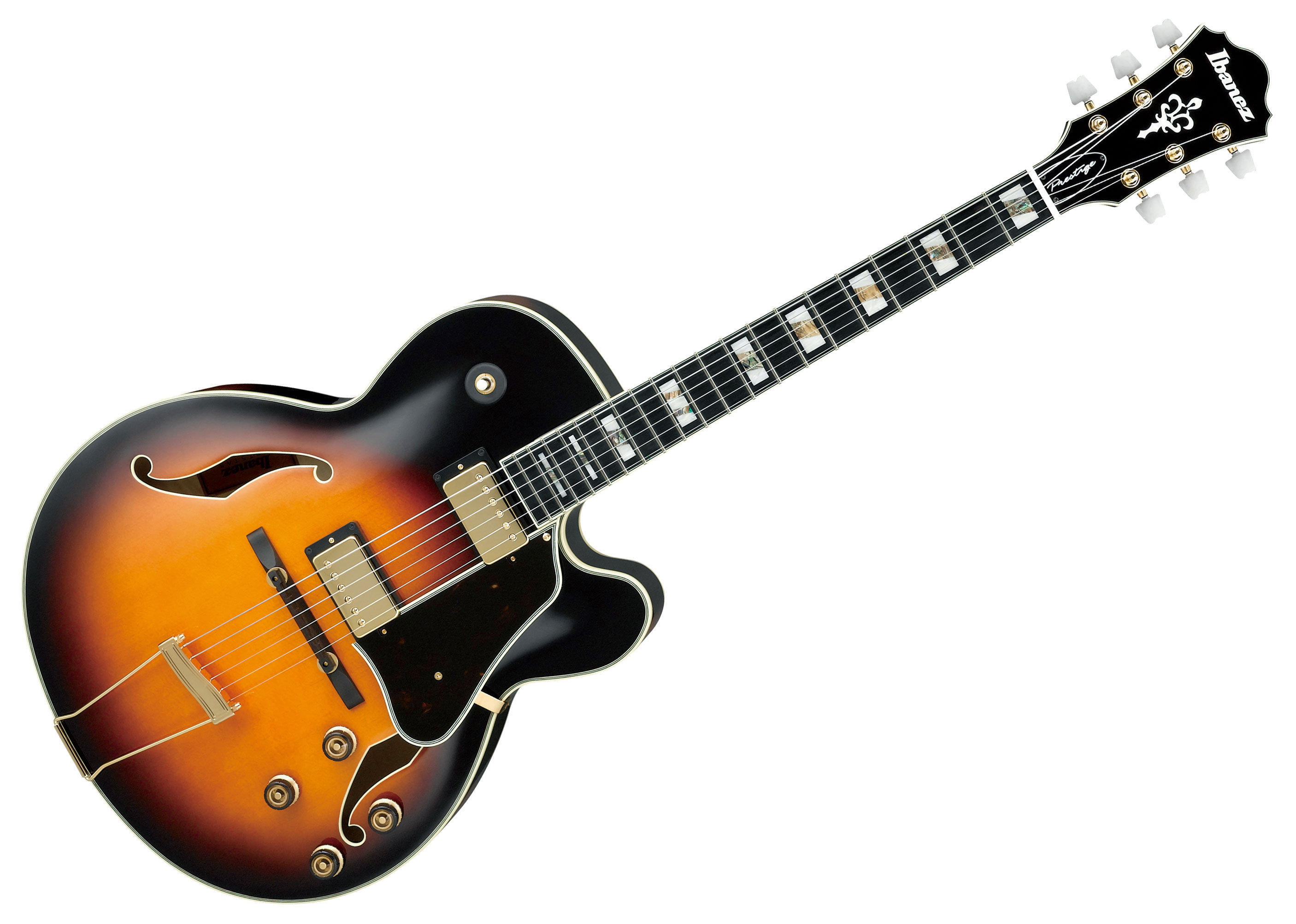 Ibanez AF200-BS Artstar Prestige - Brown Sunburst - Guitare demi-caisse ...