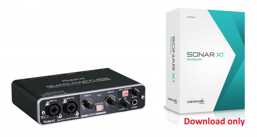 Roland UA-55 QUAD-CAPTURE - Carte son SonoVente.com