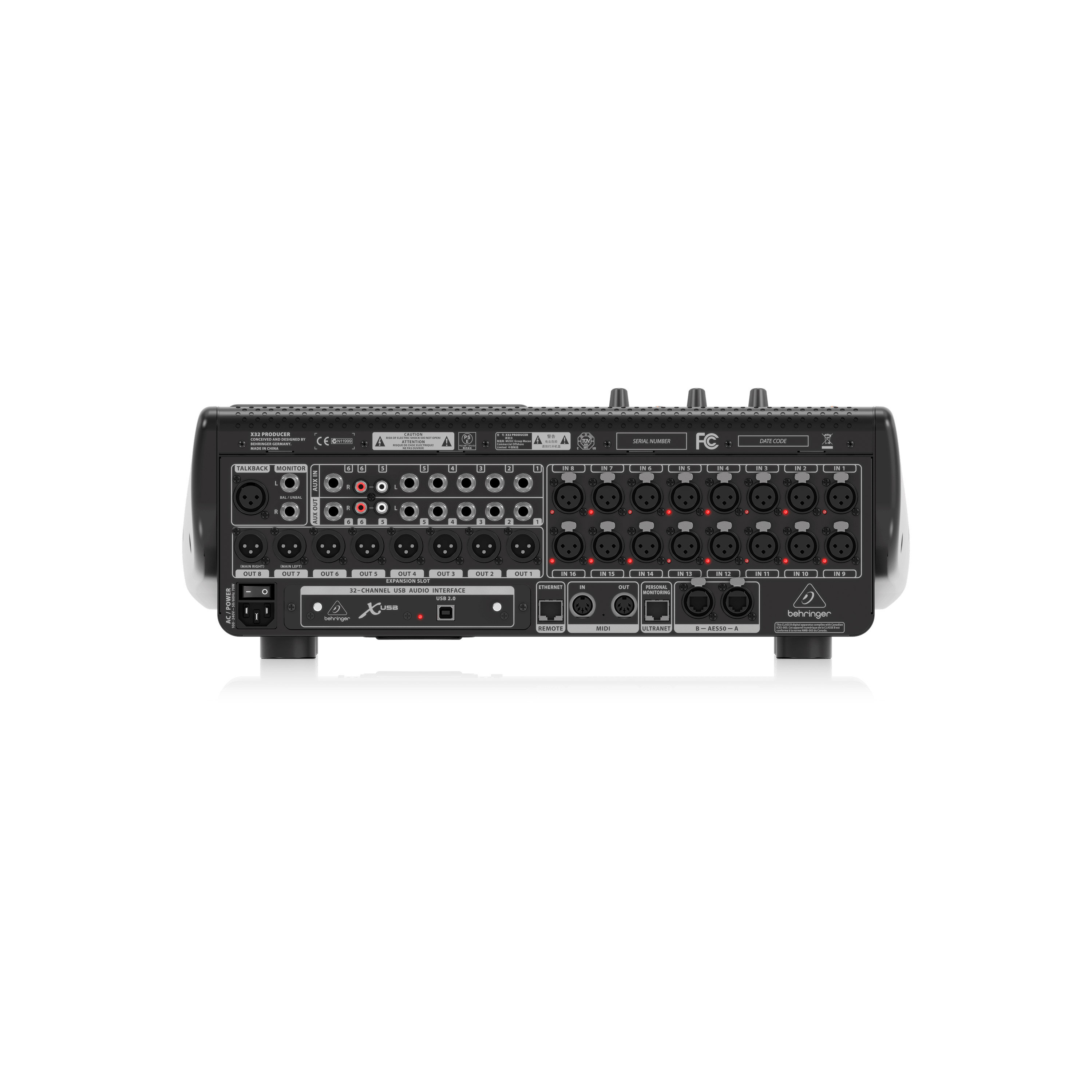 Behringer X32 Producer - Digitaal mengpaneel SonoVente.com - nl