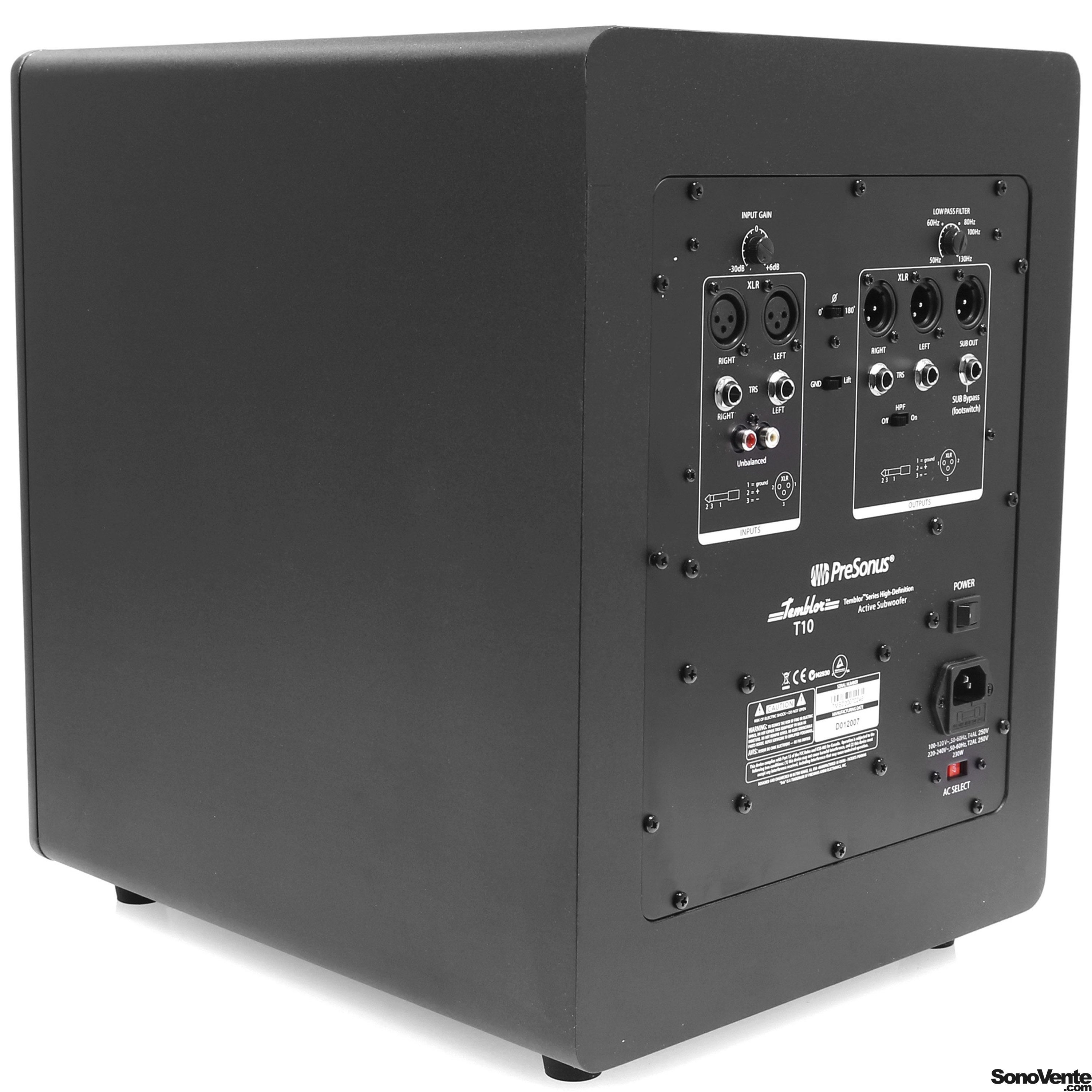 Presonus Temblor T10 - Enceinte de monitoring SonoVente.com