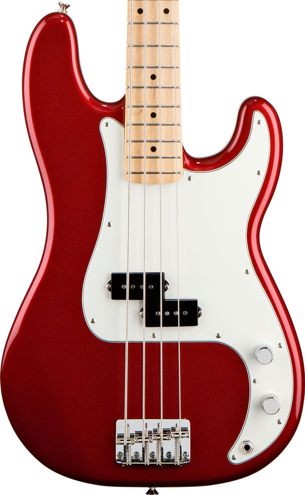 Fender Standard Precision Bass Maple Candy Apple Red - Basse Electrique ...