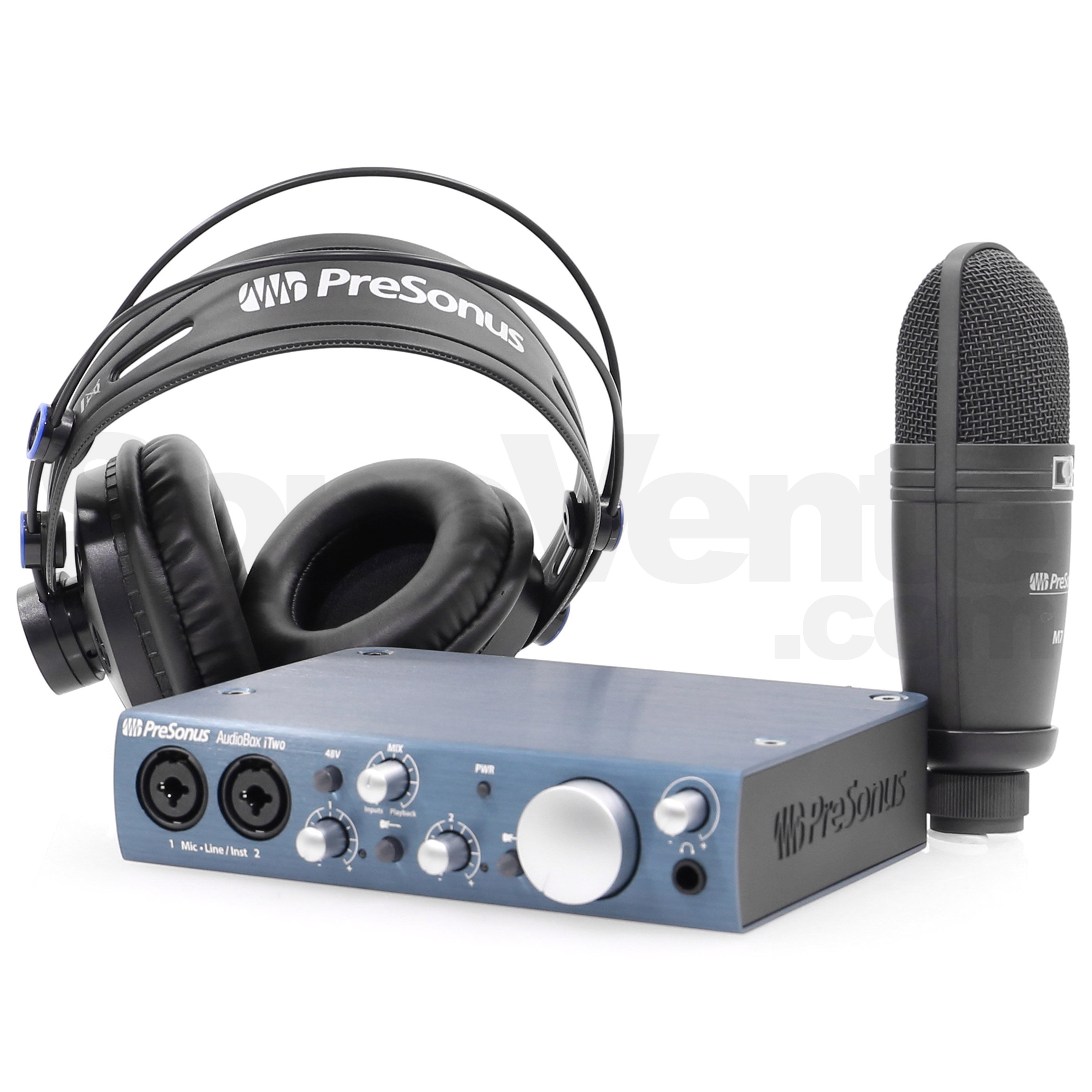 Presonus Audiobox iTwo Studio Bundle - Audio Interfaces SonoVente.com - en
