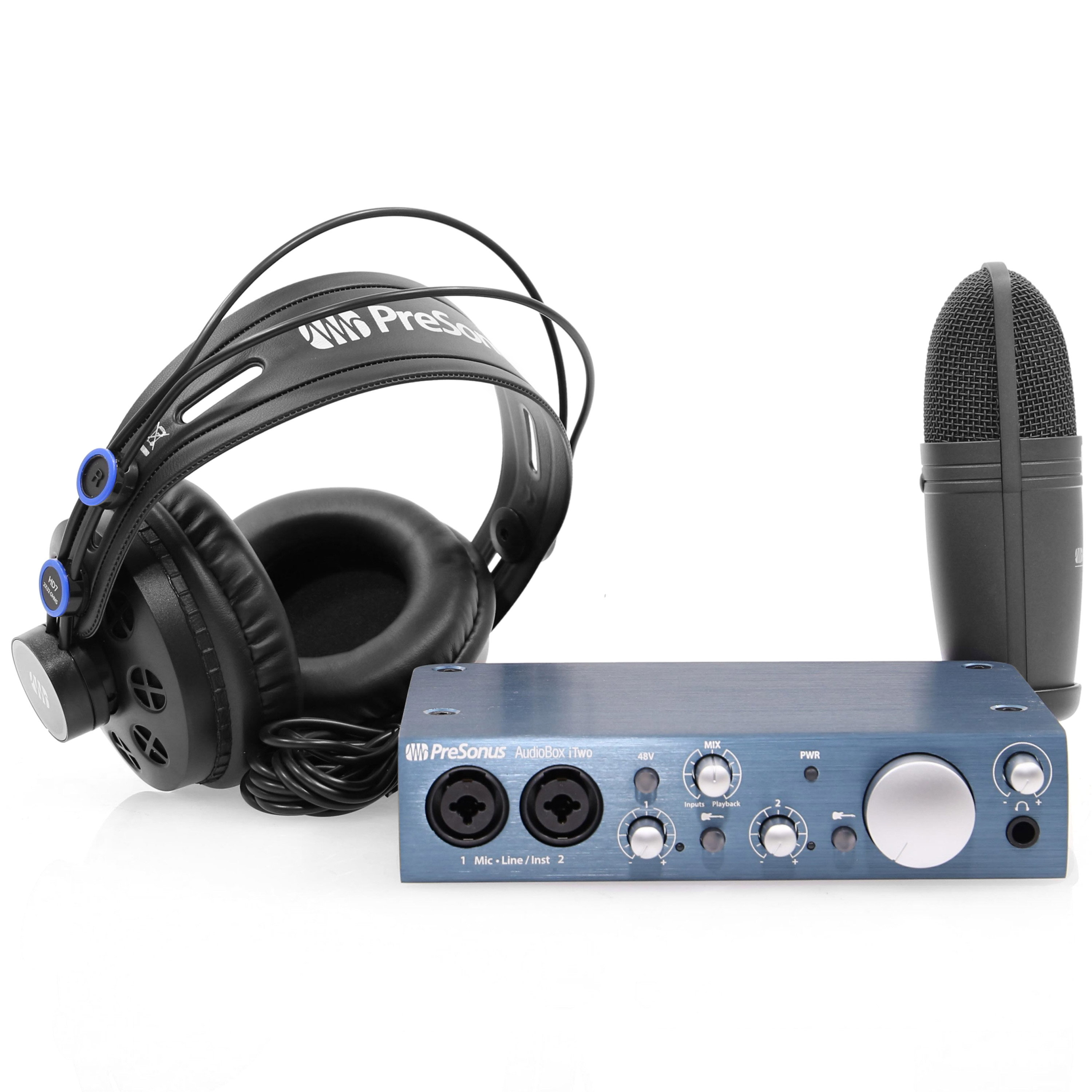 Audiobox iTwo Studio Bundle : Audio Interfaces Presonus - SonoVente.com ...