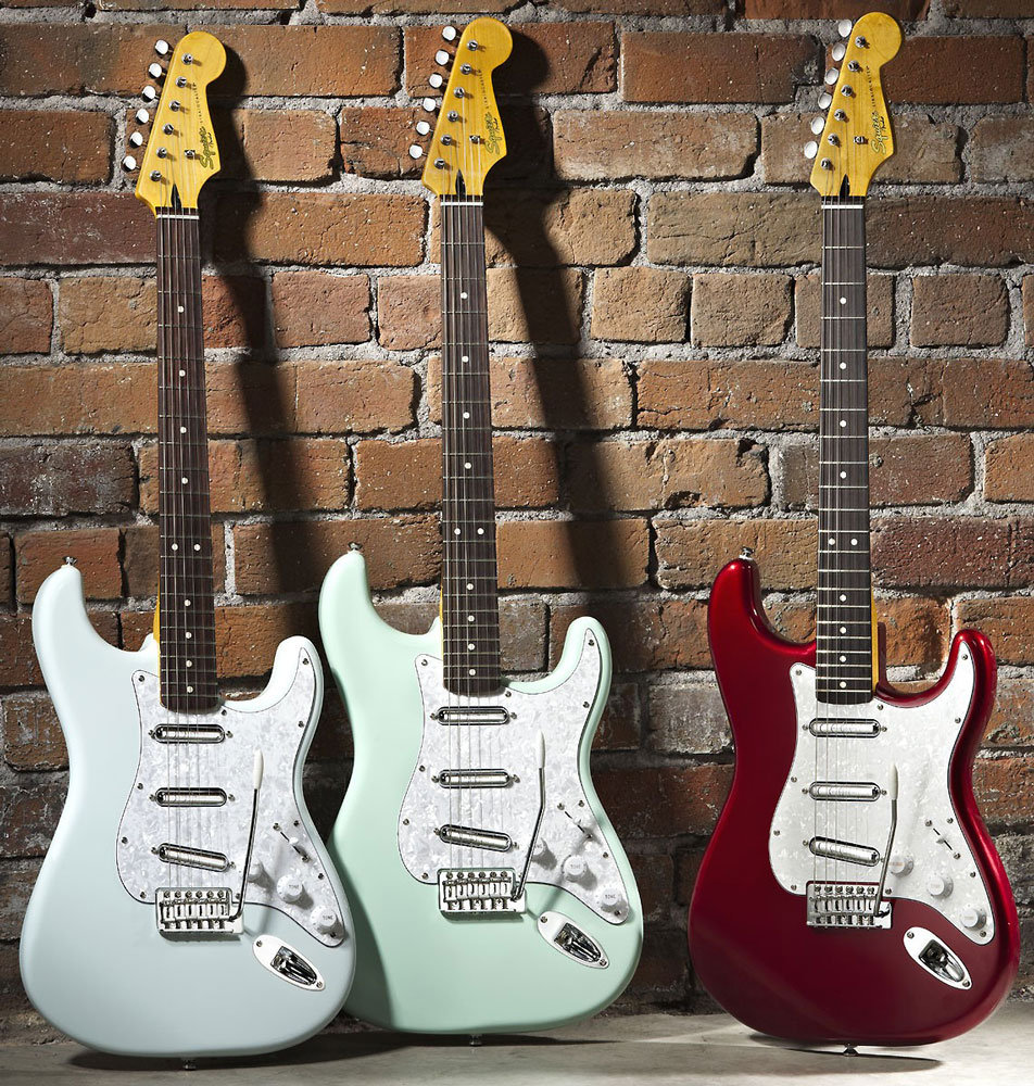 Squier by FENDER Vintage Modified Surf Stratocaster Rosewood Candy ...