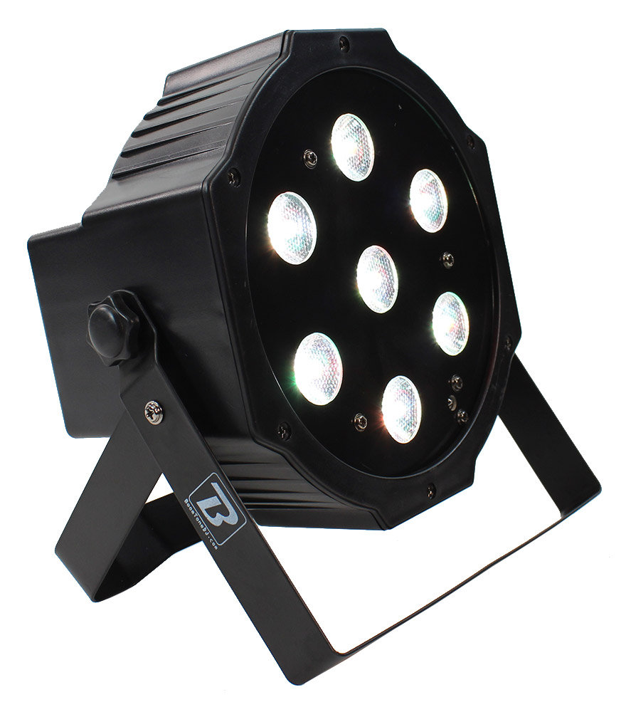 BoomTone DJ SlimPar 7 Quad 10 V2 Eco - PAR LED SonoVente.com