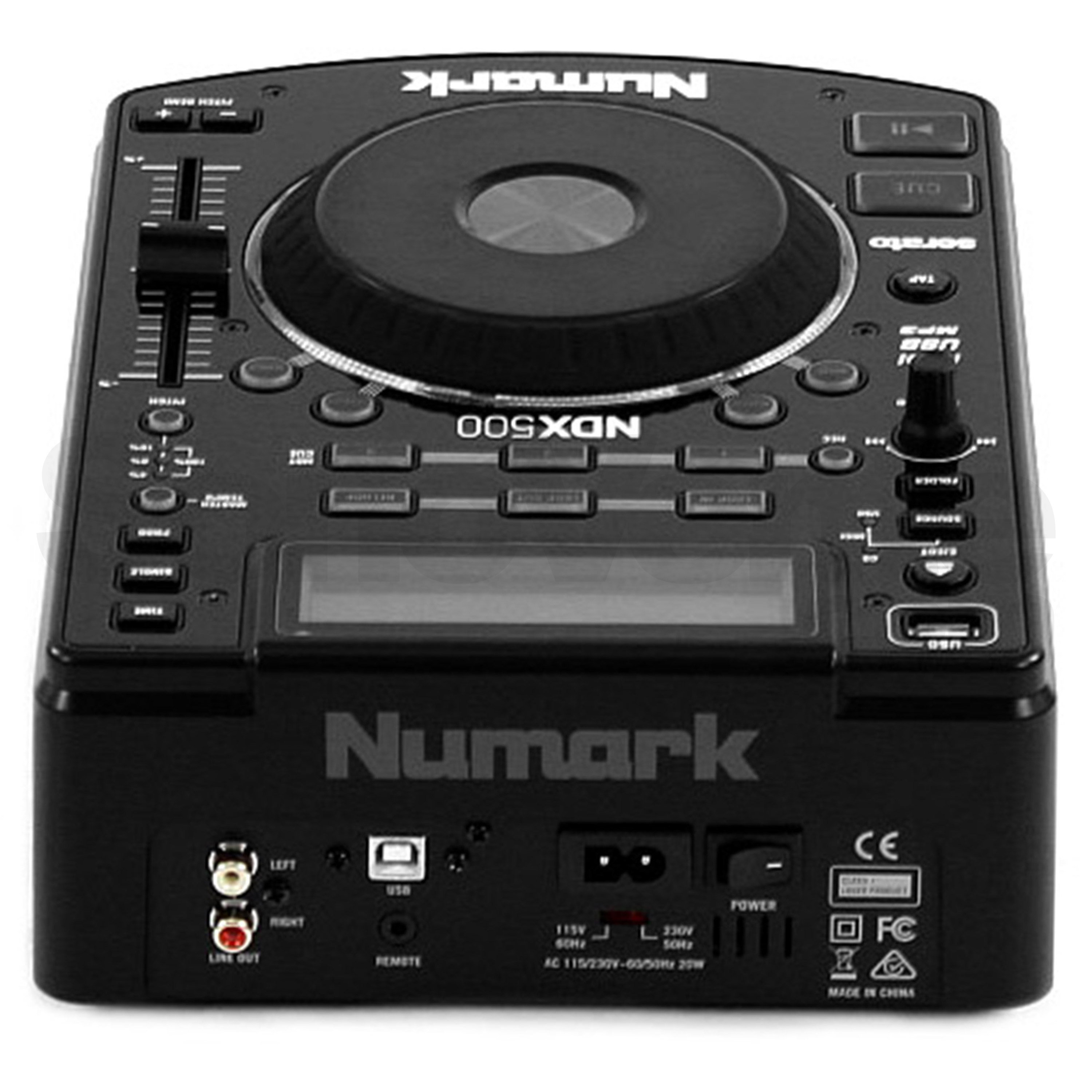 Numark NDX500 Pack - Platine CD MP3 à plat SonoVente.com