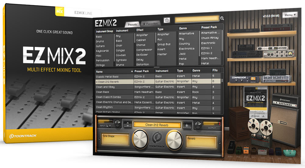 EZMix 2 (licence en téléchargement) : Logiciel Plugins d'effets ...