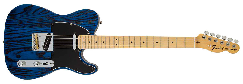 Fender Limited Edition Sandblasted Telecaster Sapphire Blue Transparent ...