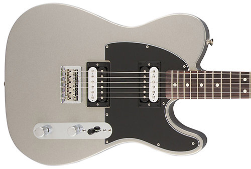 Fender Standard Telecaster HH Ghost Silver - Guitare forme T SonoVente.com