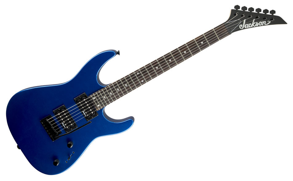 Jackson JS12 Dinky Metallic Blue - Guitare métal / moderne SonoVente.com