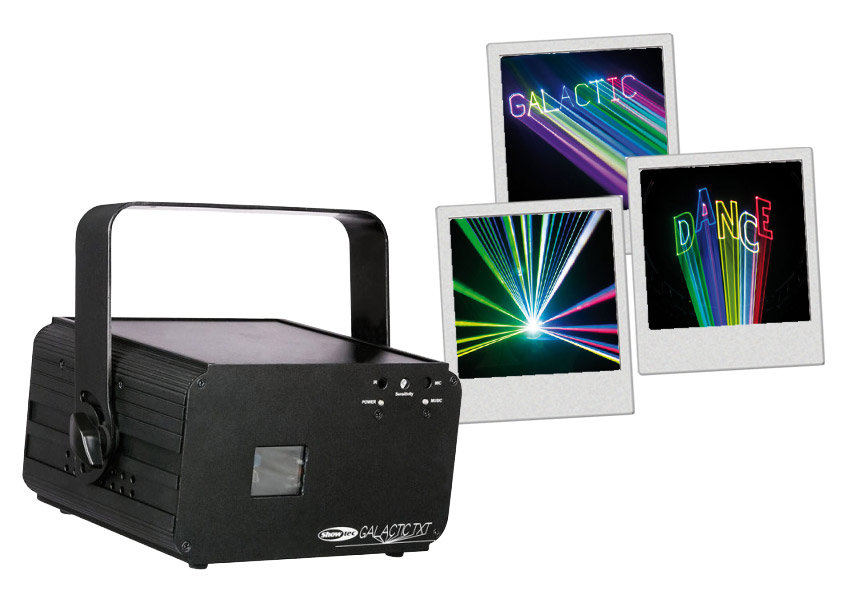 Showtec Galactic TXT - LASER multicolore SonoVente.com