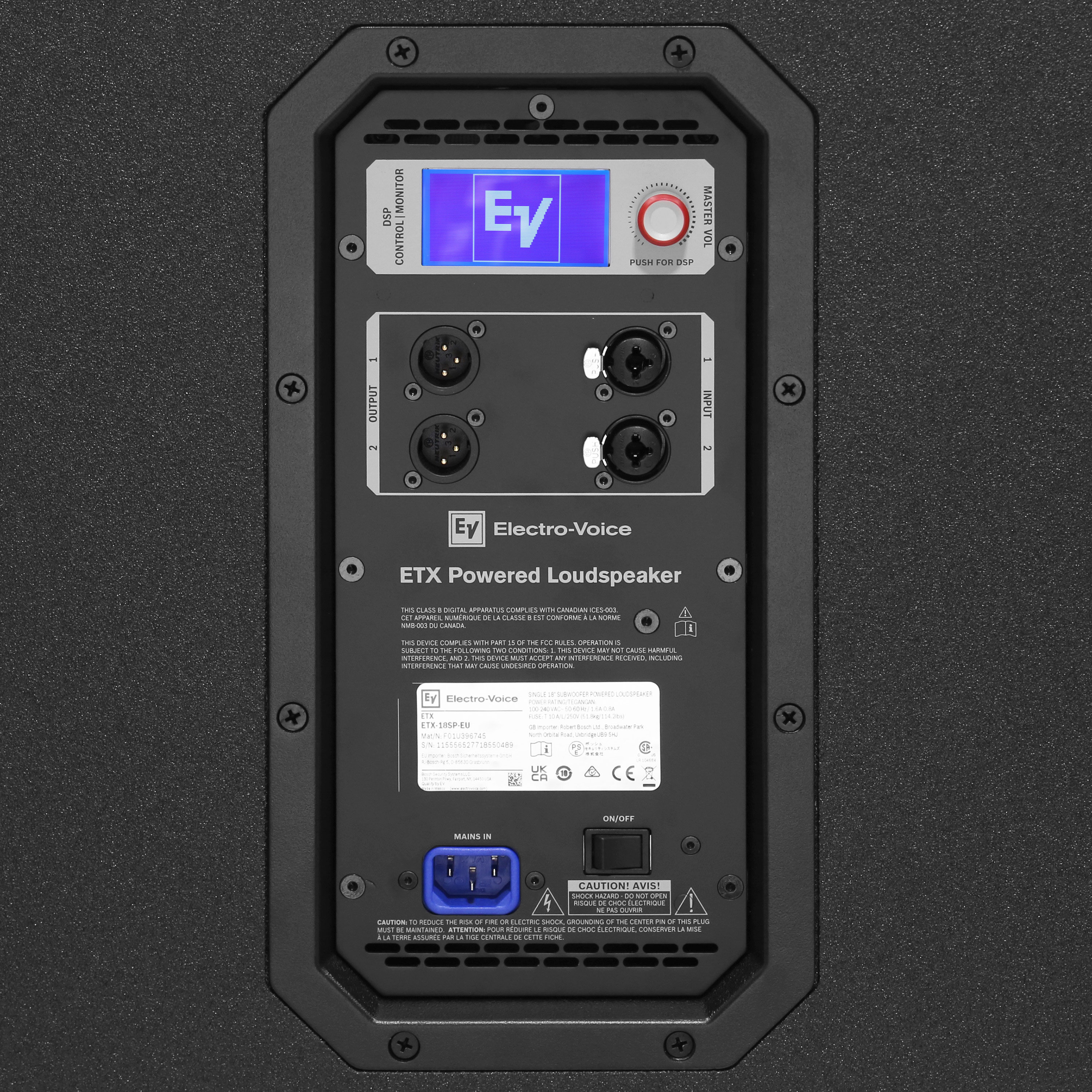Electro-Voice ETX 18SP - Caisson de basses SonoVente.com
