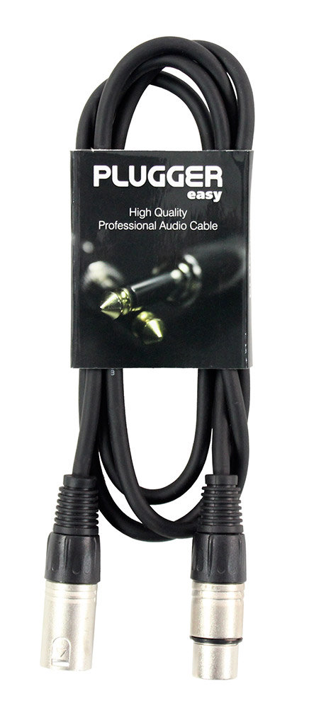 Plugger Câble XLR femelle 3b - XLR mâle 3b 1,50m Easy - Microfoonkabel ...
