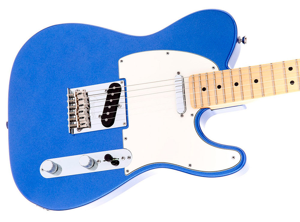American Standard Telecaster MN Ocean Blue Metallic : Guitare ...