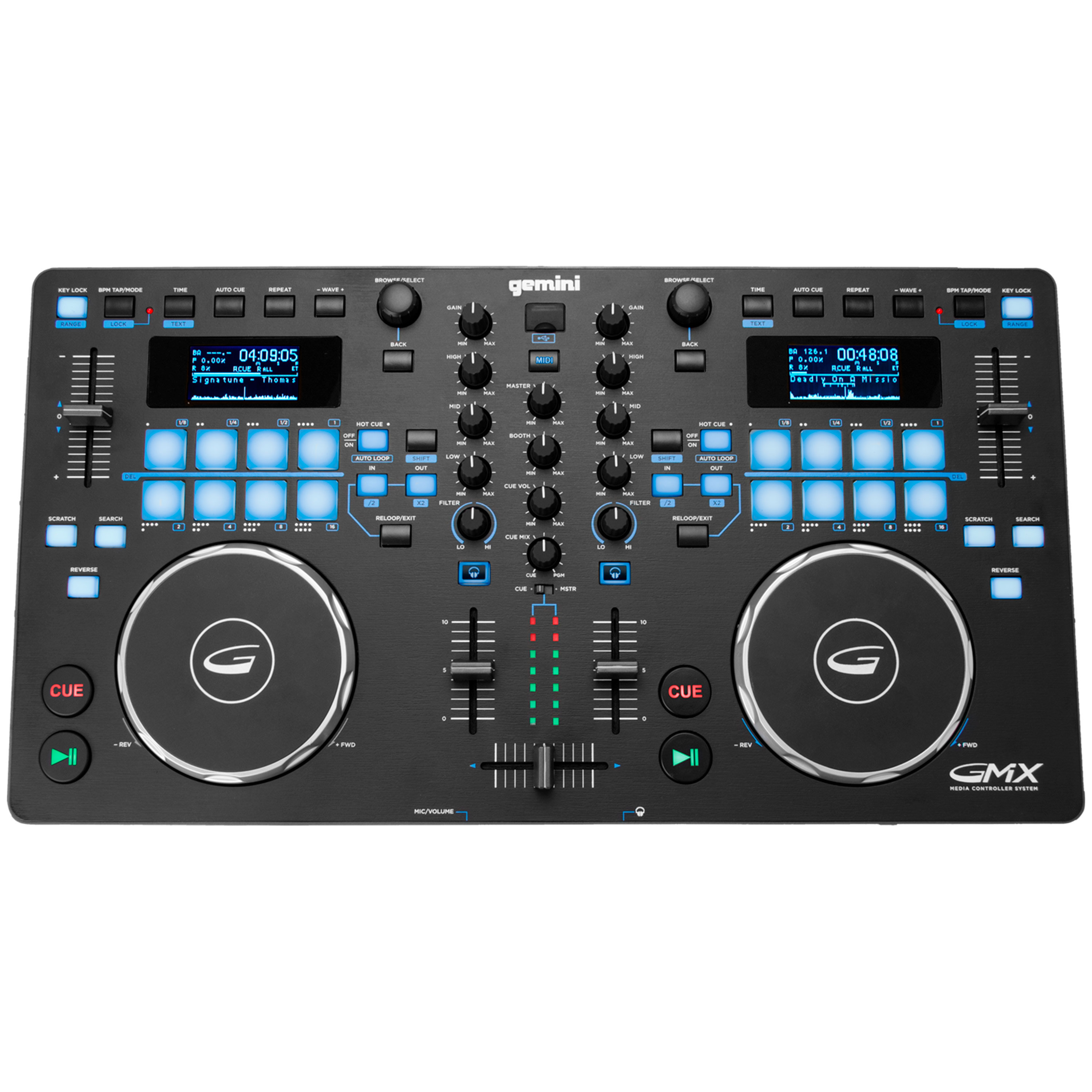Gemini GMX - USB DJ-controller SonoVente.com - nl
