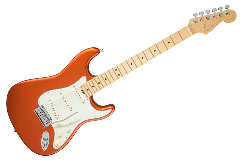 Fender American Elite Stratocaster Maple Autumn Blaze Metallic ...