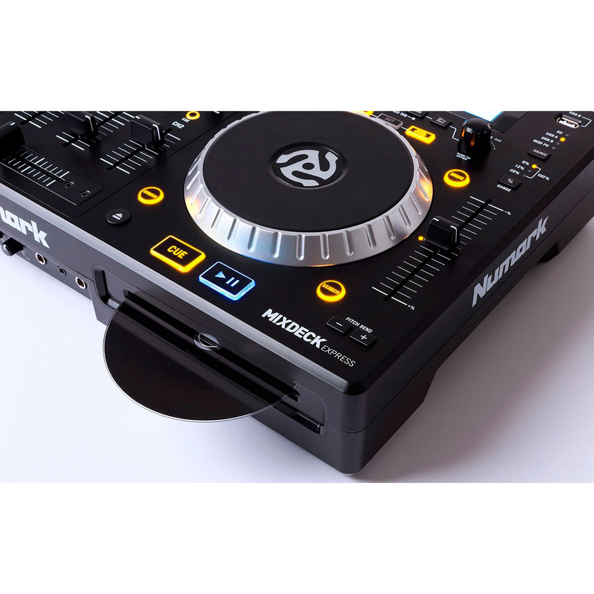 Numark Mixdeck Express V2 - Platine CD MP3 à plat SonoVente.com