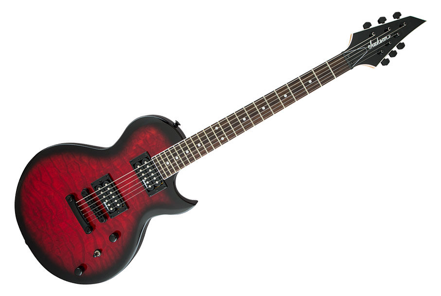 Jackson Monarkh SC JS22 Transparent Red Burst - Guitare métal / moderne ...