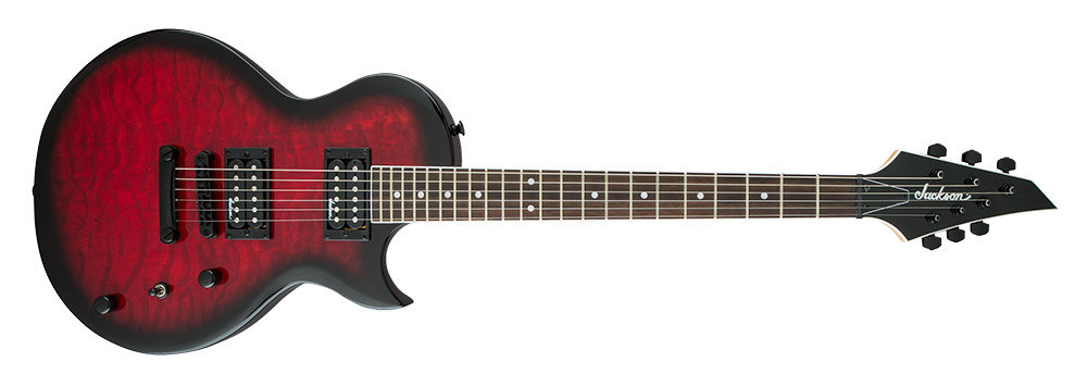 Jackson Monarkh SC JS22 Transparent Red Burst - Guitare métal / moderne ...