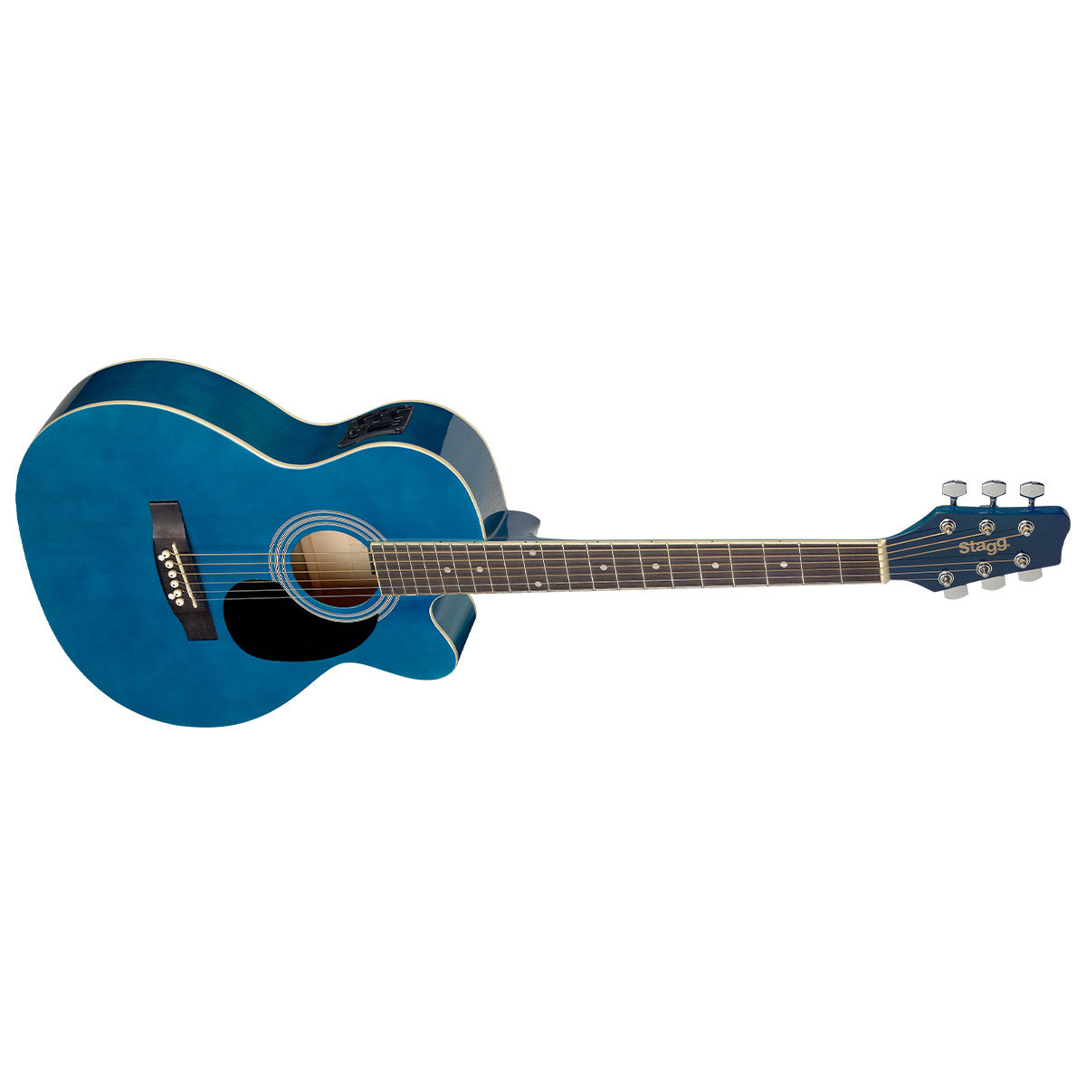 Stagg SA20ACE BLUE - Guitare folk électro SonoVente.com