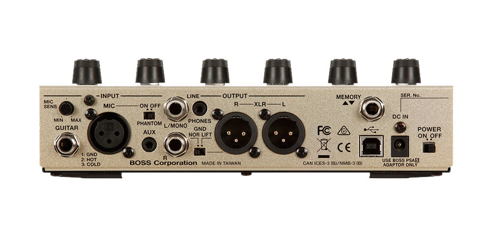 Boss VE-8 Acoustic Singer - Effets guitare électro-acoustique SonoVente.com