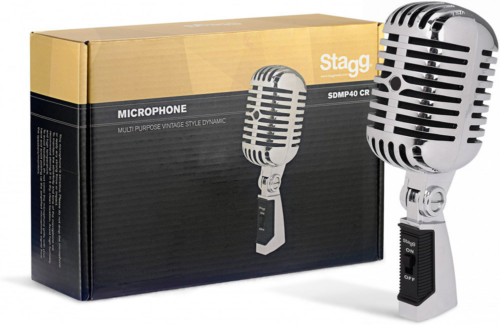 Stagg SDMP40 CHROME - Micro chant SonoVente.com
