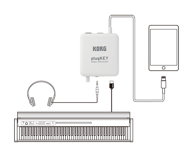 Korg plugKEY White - Interface MIDI SonoVente.com