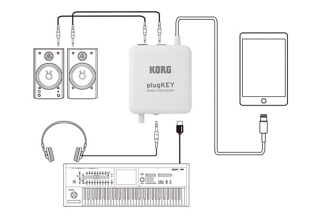 Korg plugKEY White - Interface Midi SonoVente.com