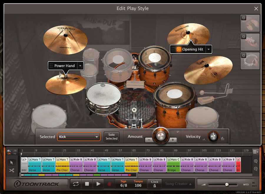 Toontrack Reggae EZX - Logiciel instruments virtuels SonoVente.com