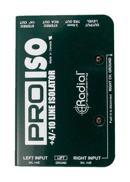 Radial Pro-Iso - Boite de direct (DI) SonoVente.com