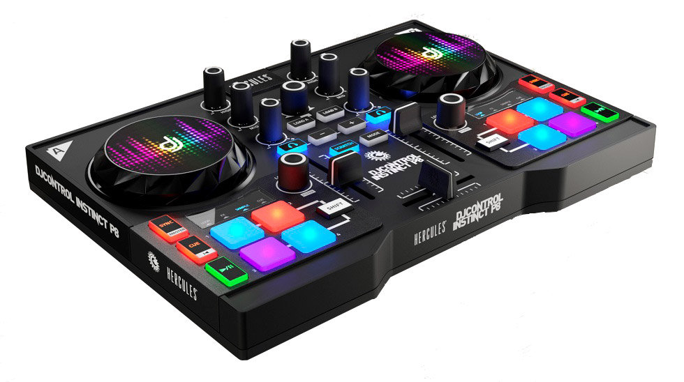 Hercules DJ DJ Control Instinct P8 - Contrôleur DJ USB SonoVente.com