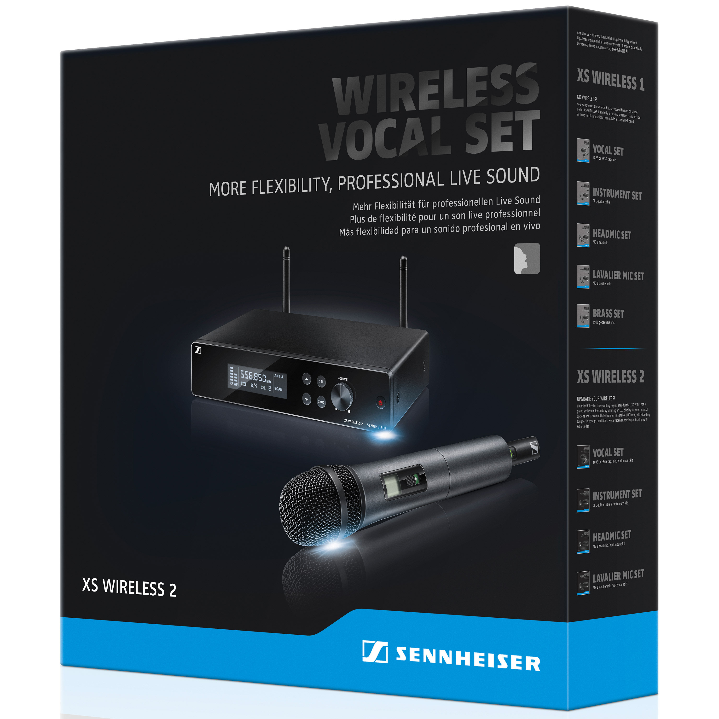 Sennheiser XSW 2-835 A - Micro HF chant SonoVente.com