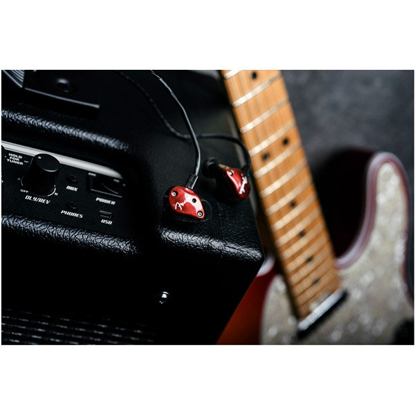 FXA6 Pro In-Ear Monitors Red : Système Ear Monitor Fender - SonoVente.com