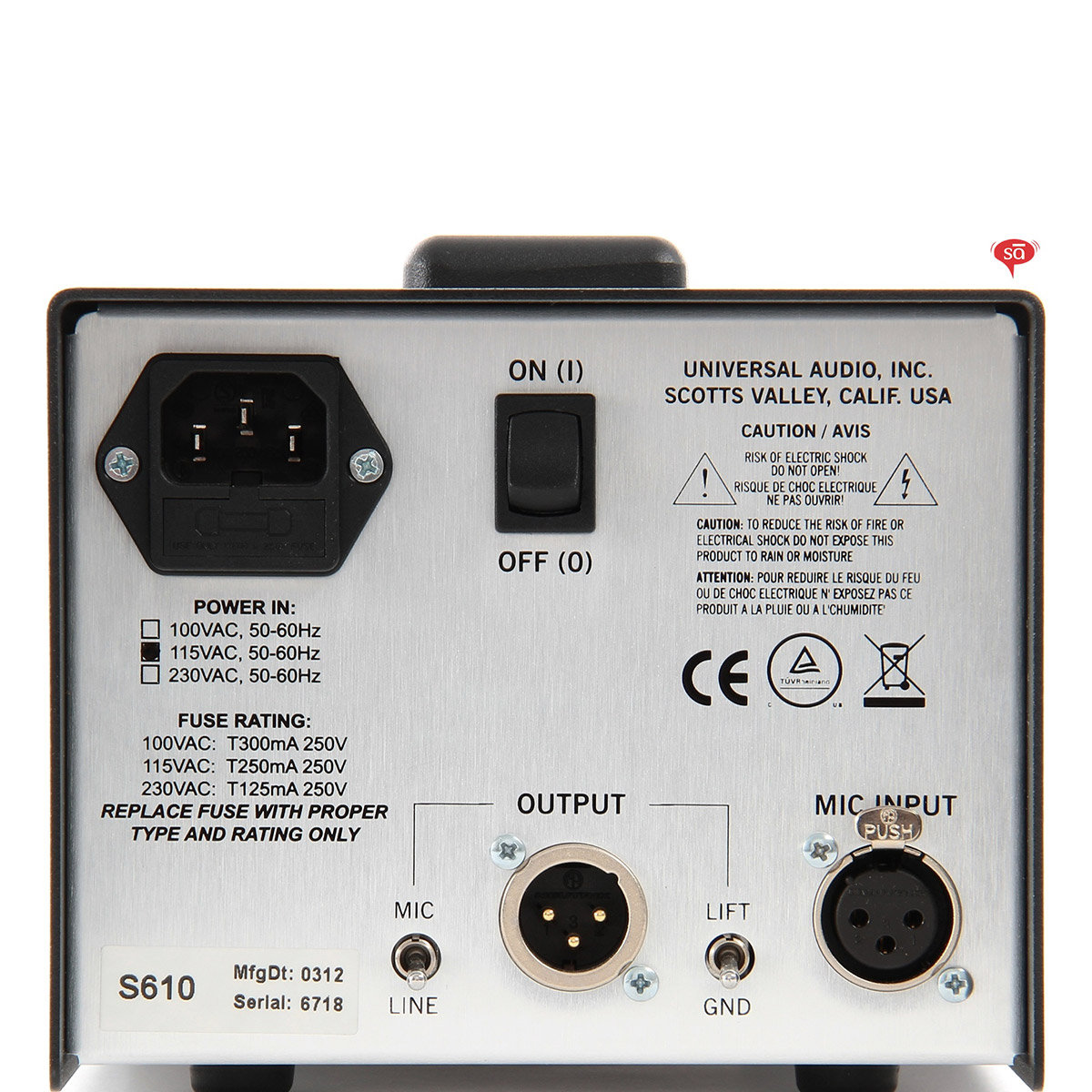 Universal Audio SOLO/610 - Préampli SonoVente.com