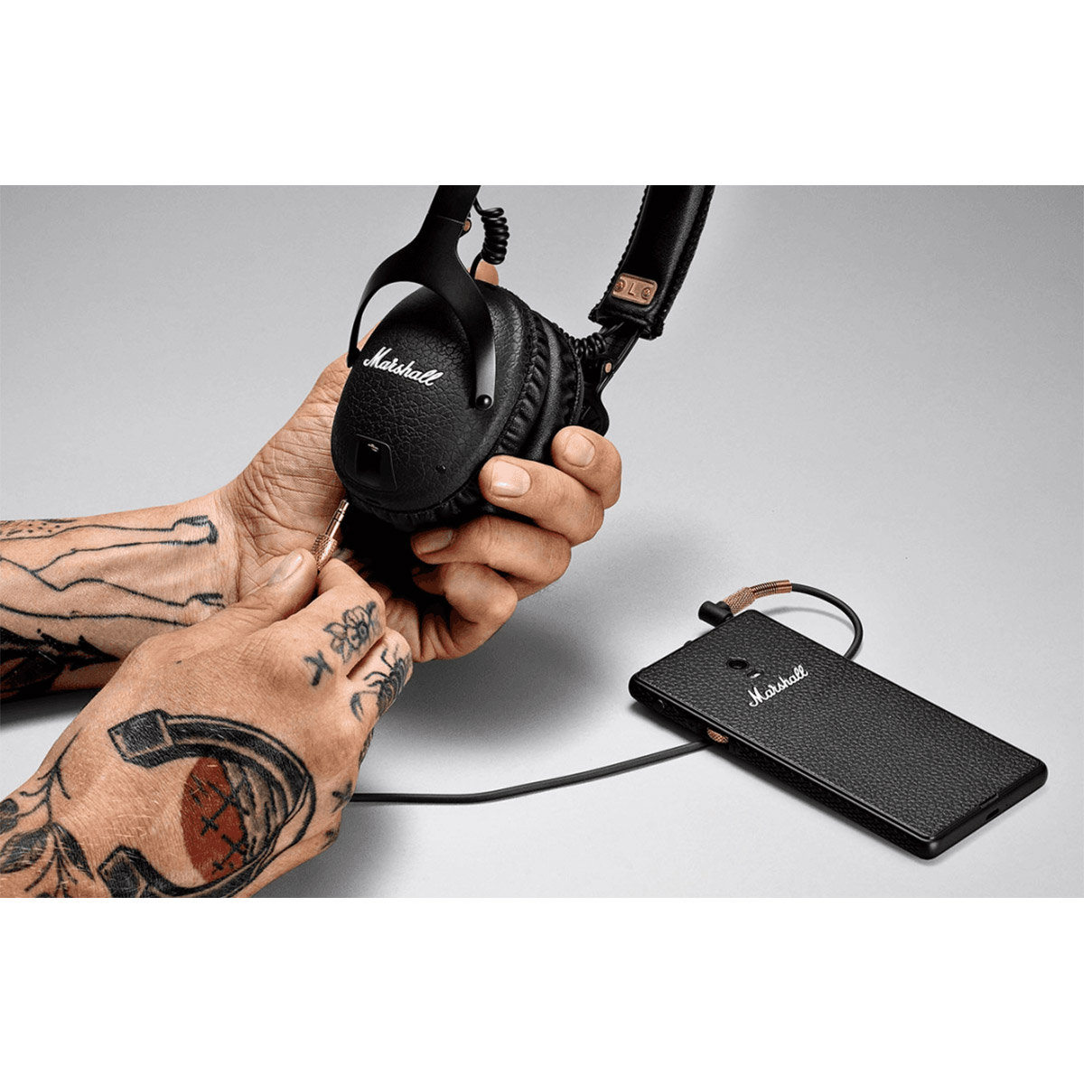 Marshall Monitor Bluetooth Black : Casque iPhone / iPod / MP3 ...