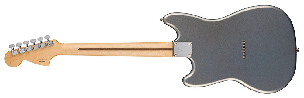 Fender Offset Mustang 90 PF Silver - Guitare vintage SonoVente.com