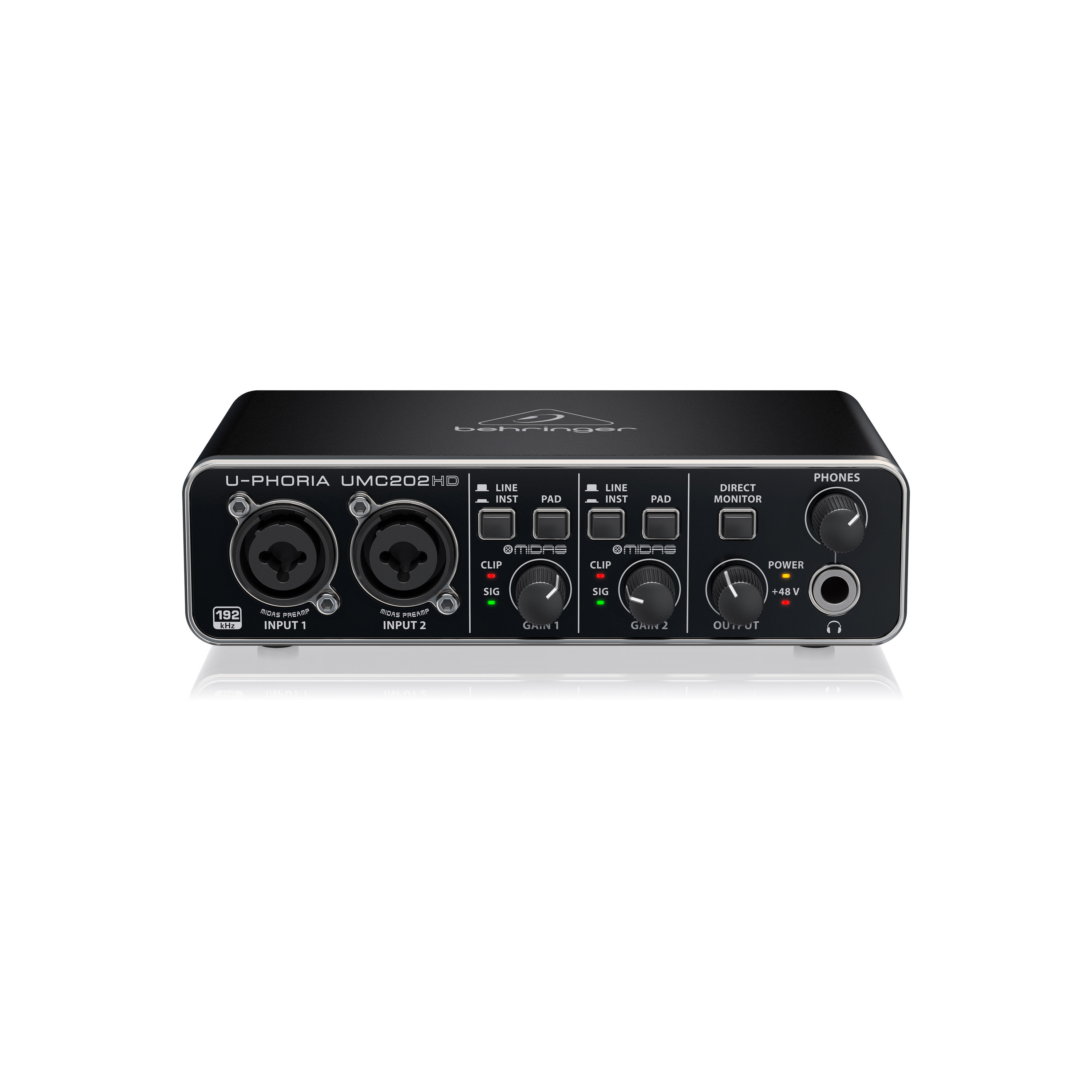 Behringer UMC202HD - Carte son SonoVente.com