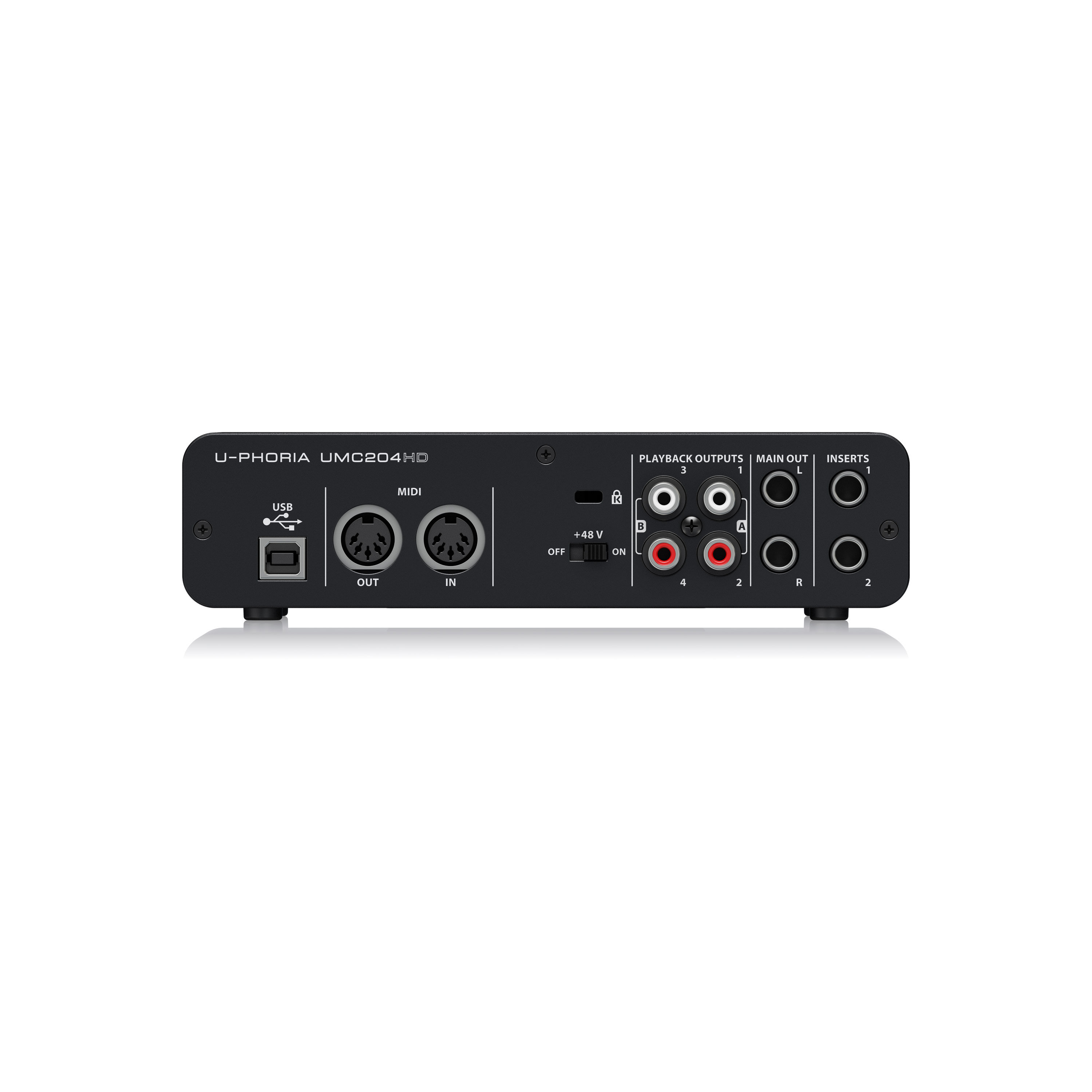 Behringer U-PHORIA UMC204HD - Carte son SonoVente.com