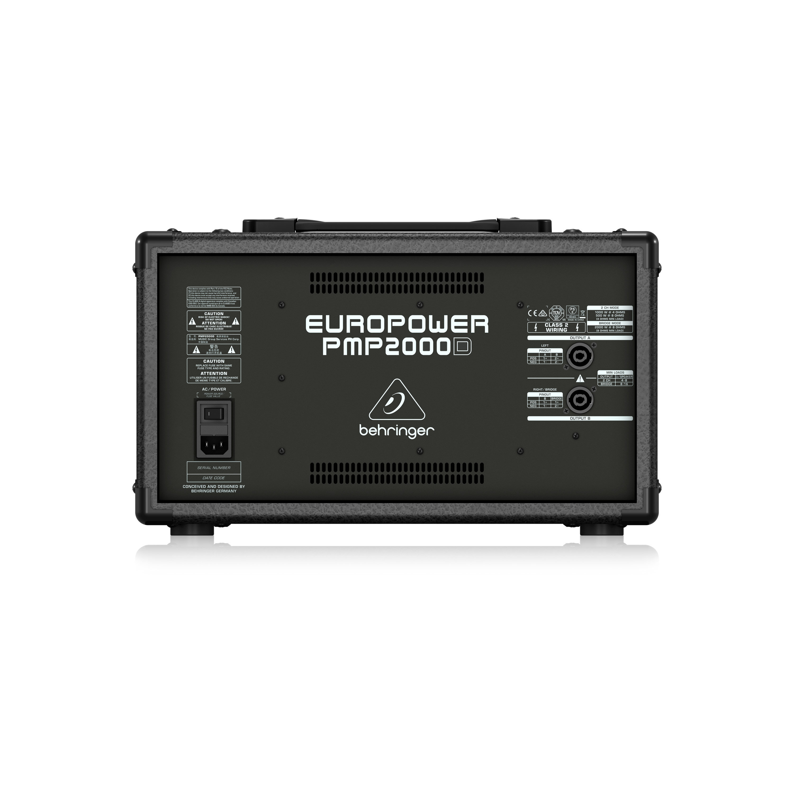 Behringer PMP2000D - Console de mixage amplifiée SonoVente.com