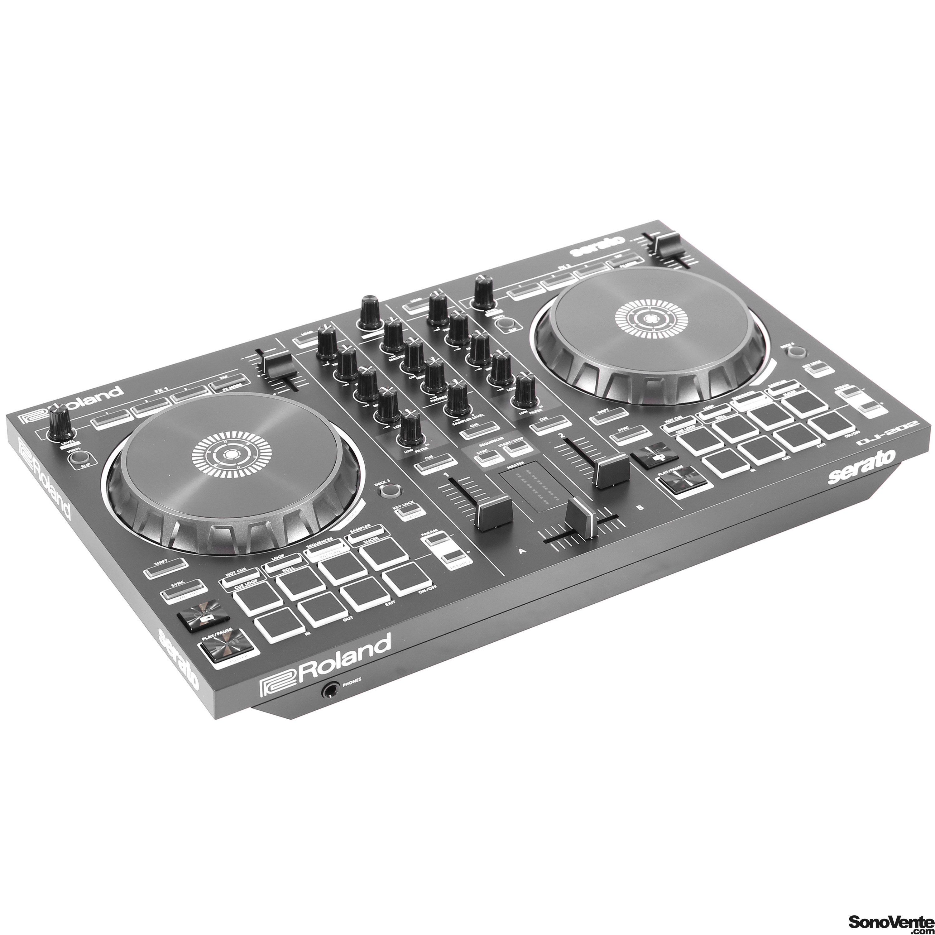 Roland DJ-202 : Contrôleur DJ USB Roland - SonoVente.com