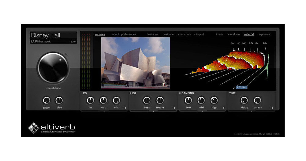 Audio Ease Altiverb 8 Regular - Logiciel plugins d'effets SonoVente.com