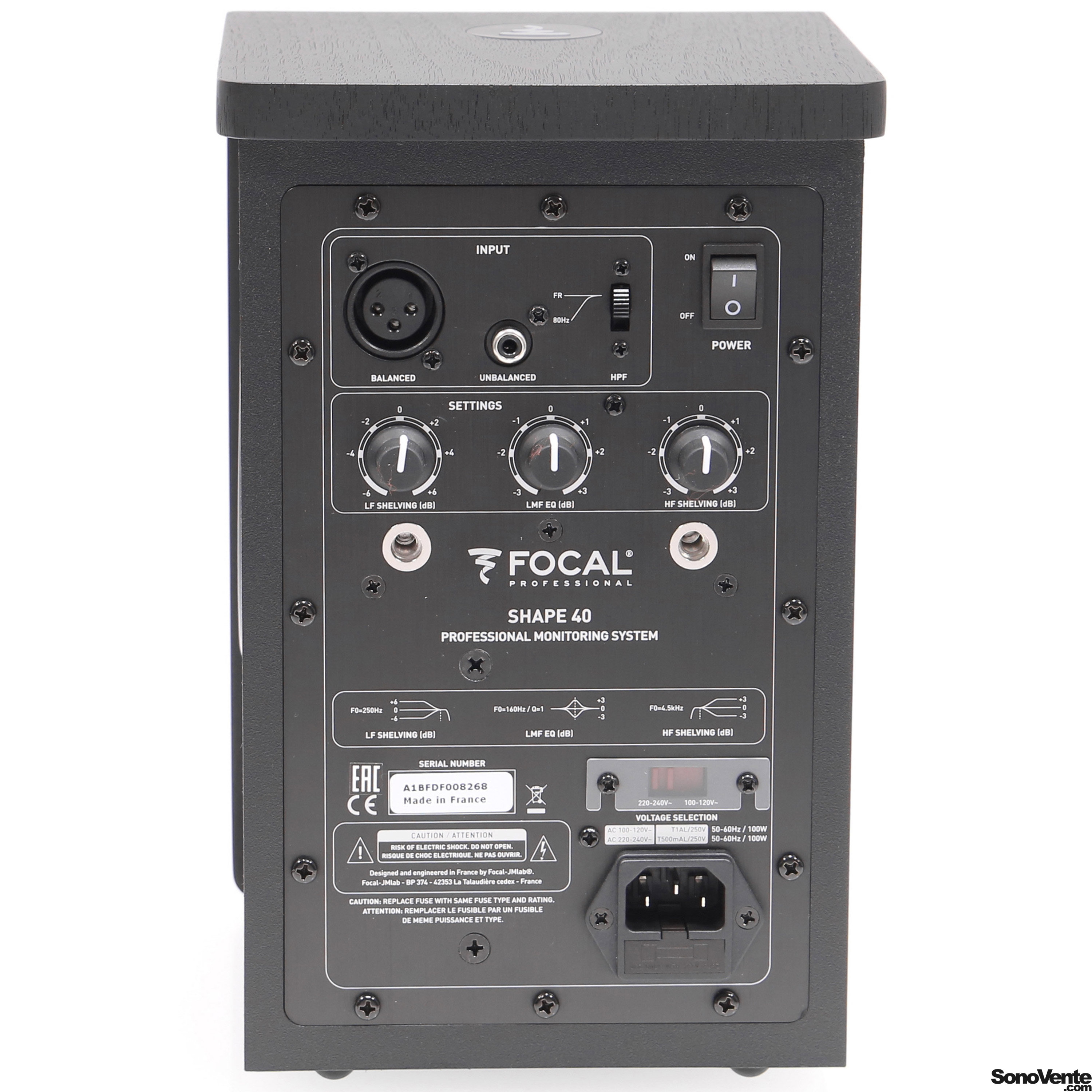 Focal Shape 40 (La Pièce) - Enceinte de monitoring SonoVente.com