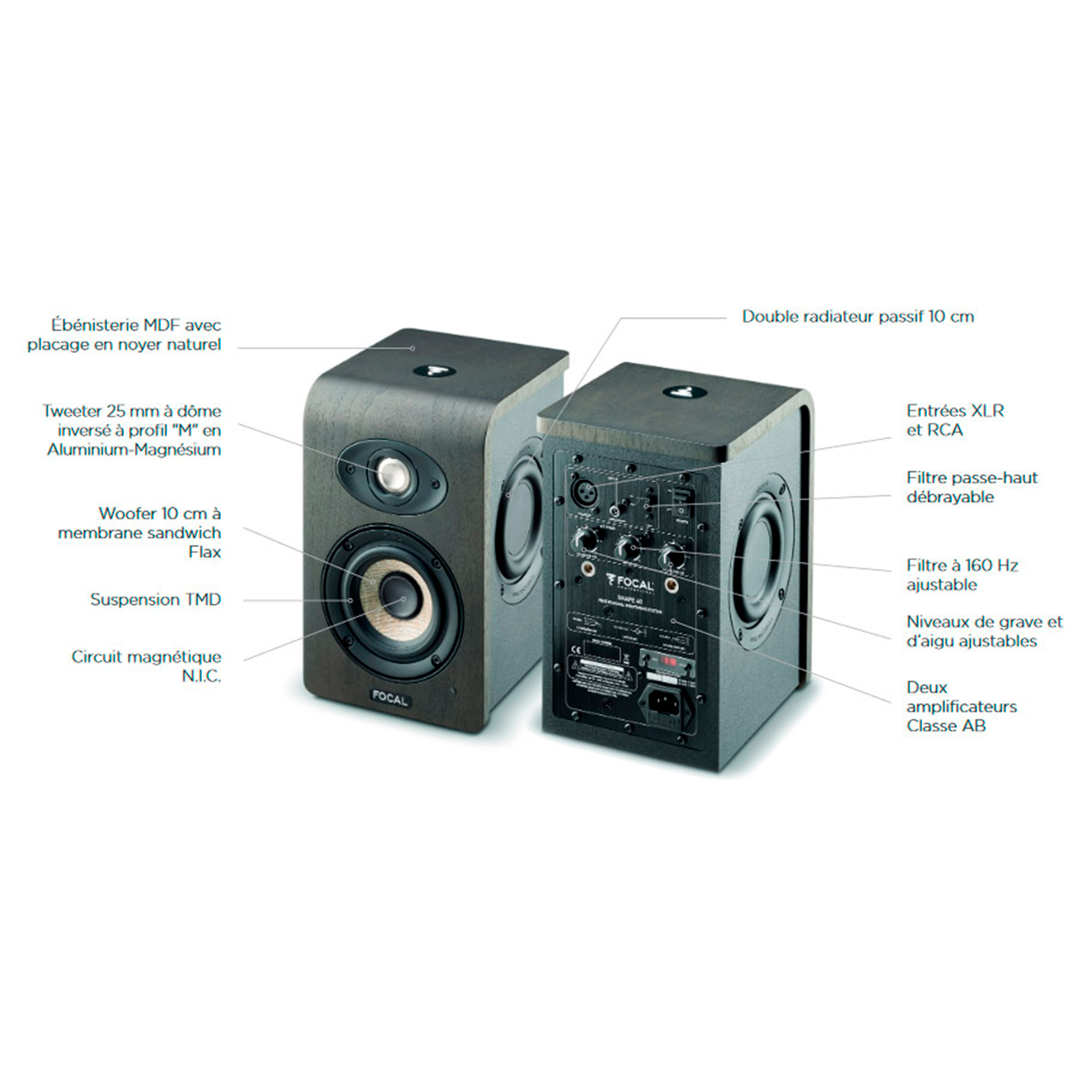 Focal Shape 65 : Enceinte de Monitoring Focal - SonoVente.com