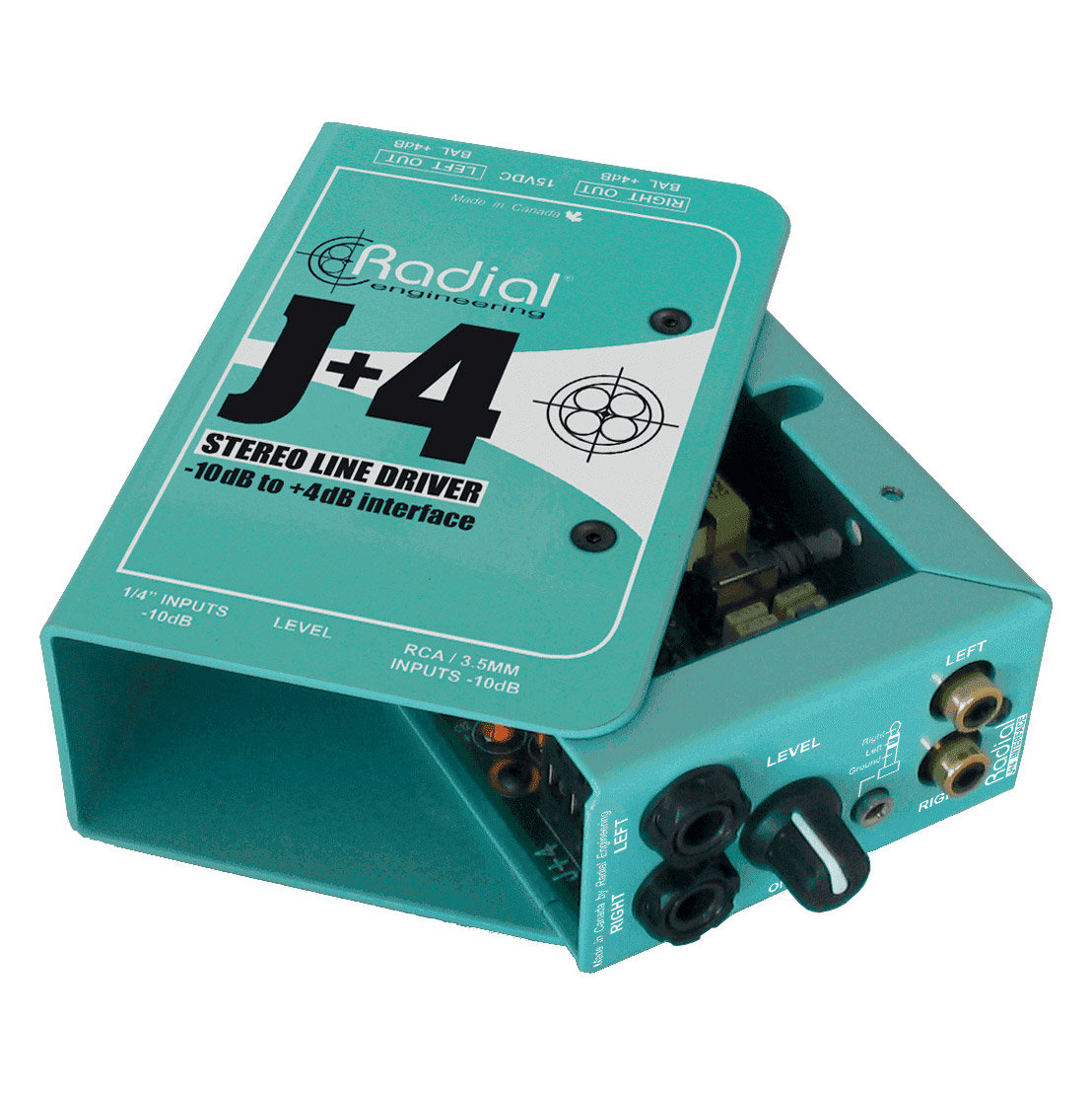 Radial J+4 Stereo Line Driver - Traitement du son SonoVente.com