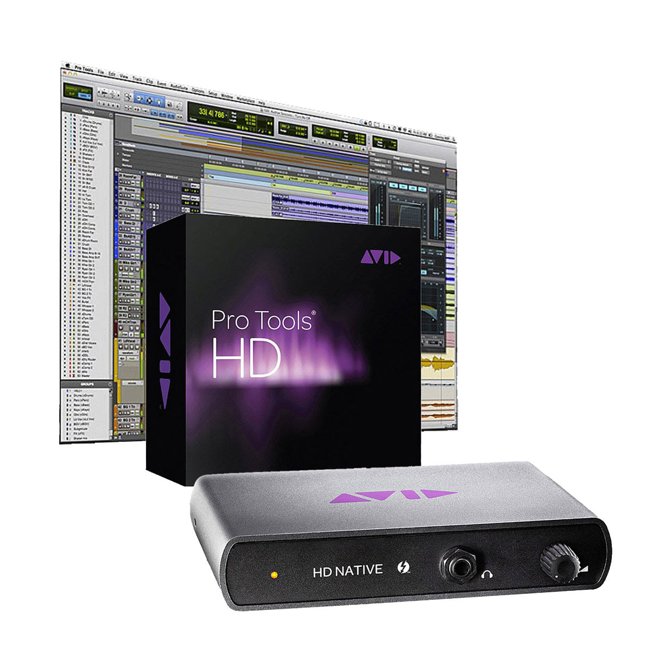 AVID HD Pro Tools HD Native Thunderbolt + Logiciel Pro Tools Ultimate - Carte son SonoVente.com